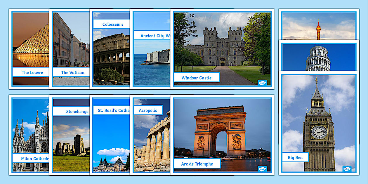 European Landmarks Photos (teacher made) - Twinkl
