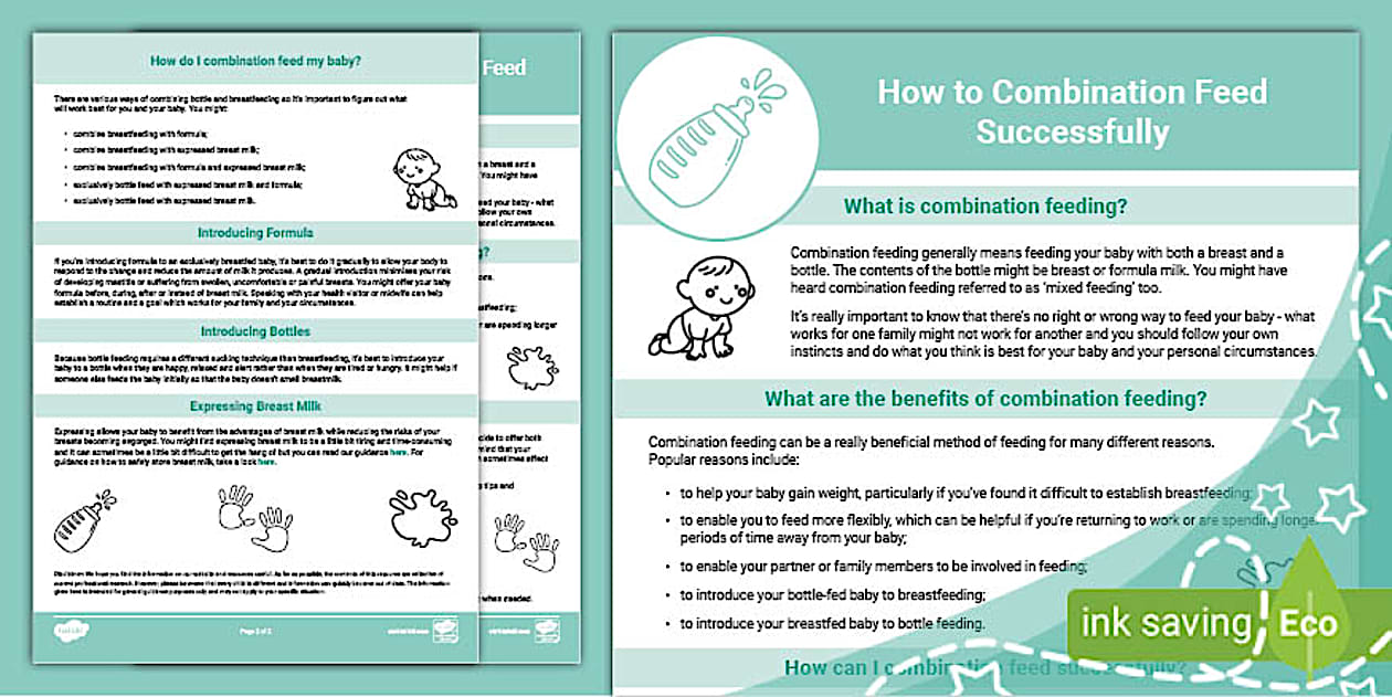 How to Combination Feed Successfully (teacher made) - Twinkl