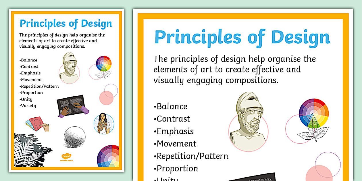 Principles of Design Poster (teacher made) - Twinkl