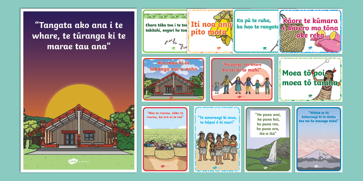 Māori Proverbs Display Posters | Teaching Resources