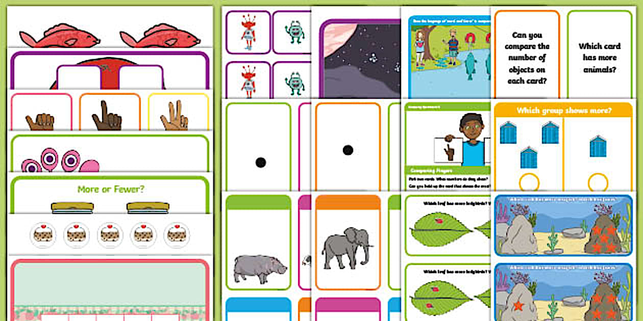 👉 EYFS Nursery Maths Activity Pack: Comparing Quantities