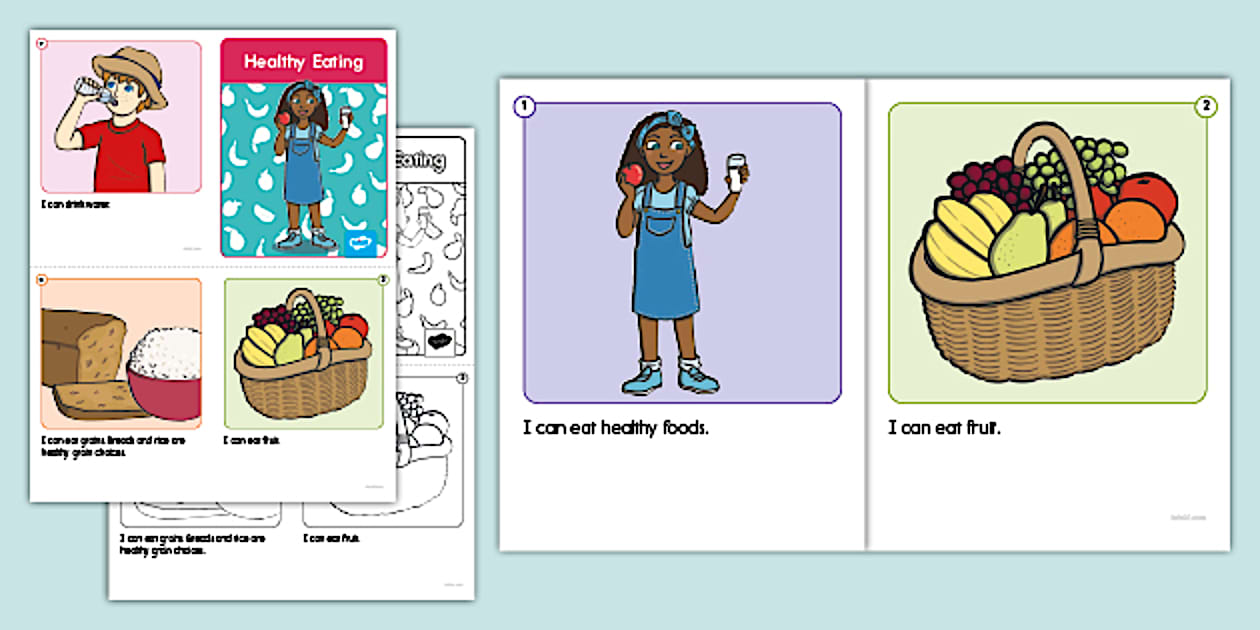 Healthy Eating Emergent Reader | Reading | Twinkl USA
