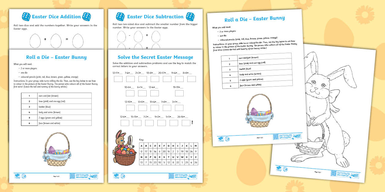 Easter Maths Year 2 Resource Pack | Maths Activities