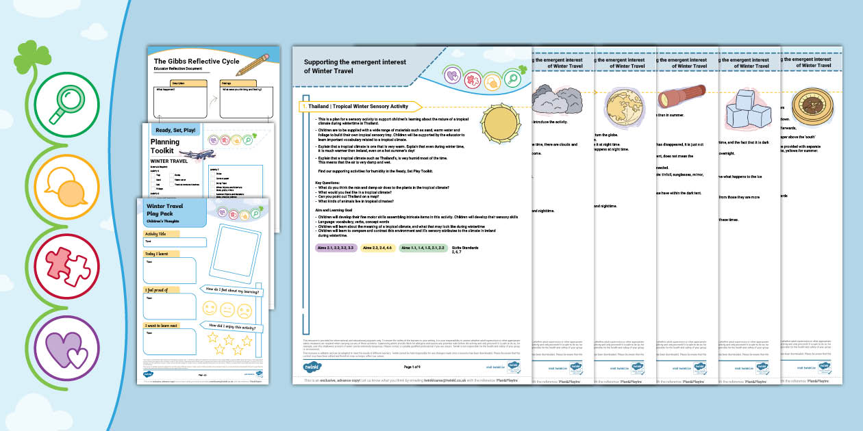 Winter Travel Pack (teacher made) - Twinkl