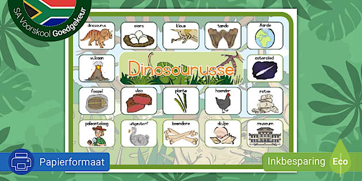 Dinosourusse Kommunikasiemat (teacher made) - Twinkl