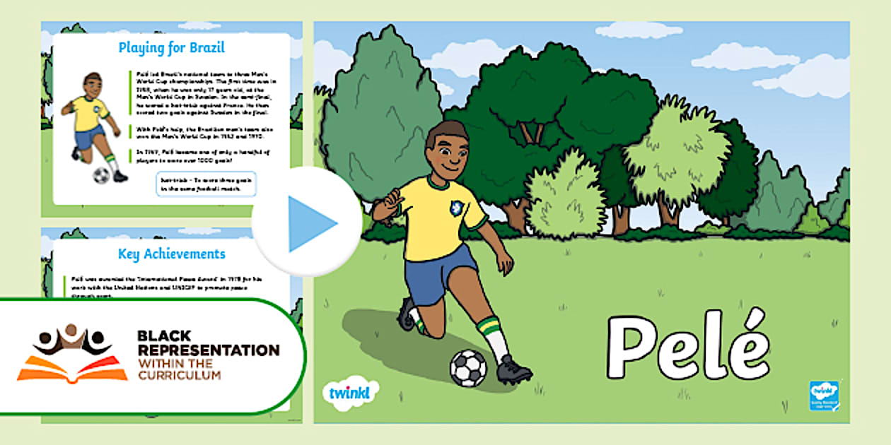 KS1 Pelé Lesson Presentation (teacher made) - Twinkl