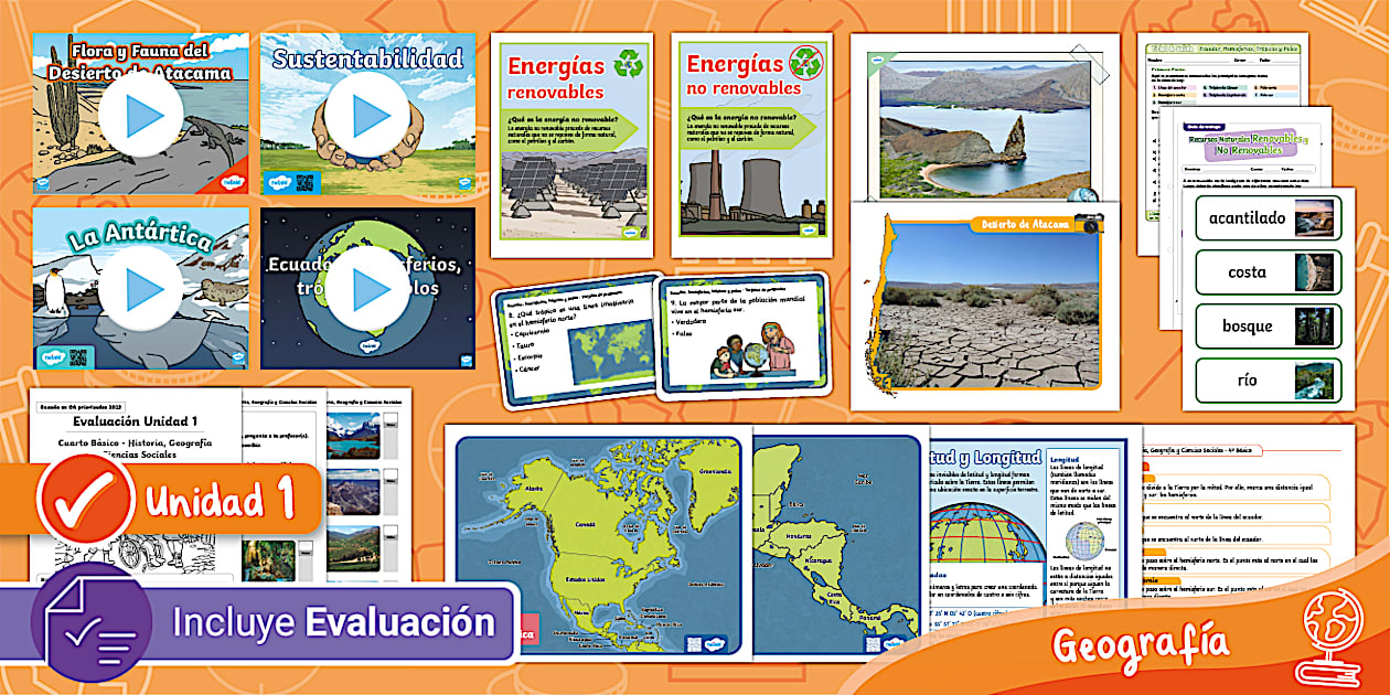 Pack Historia | Geografía de América | 4° | Unidad 1