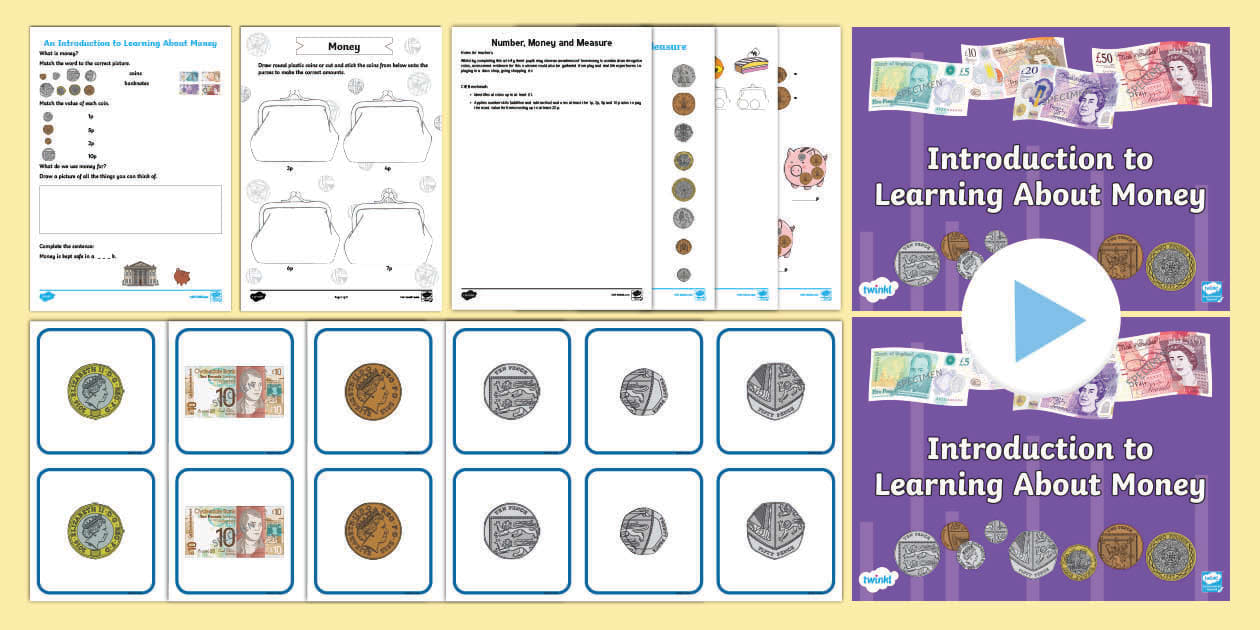 An Introduction to Learning About Money Pack (teacher made)