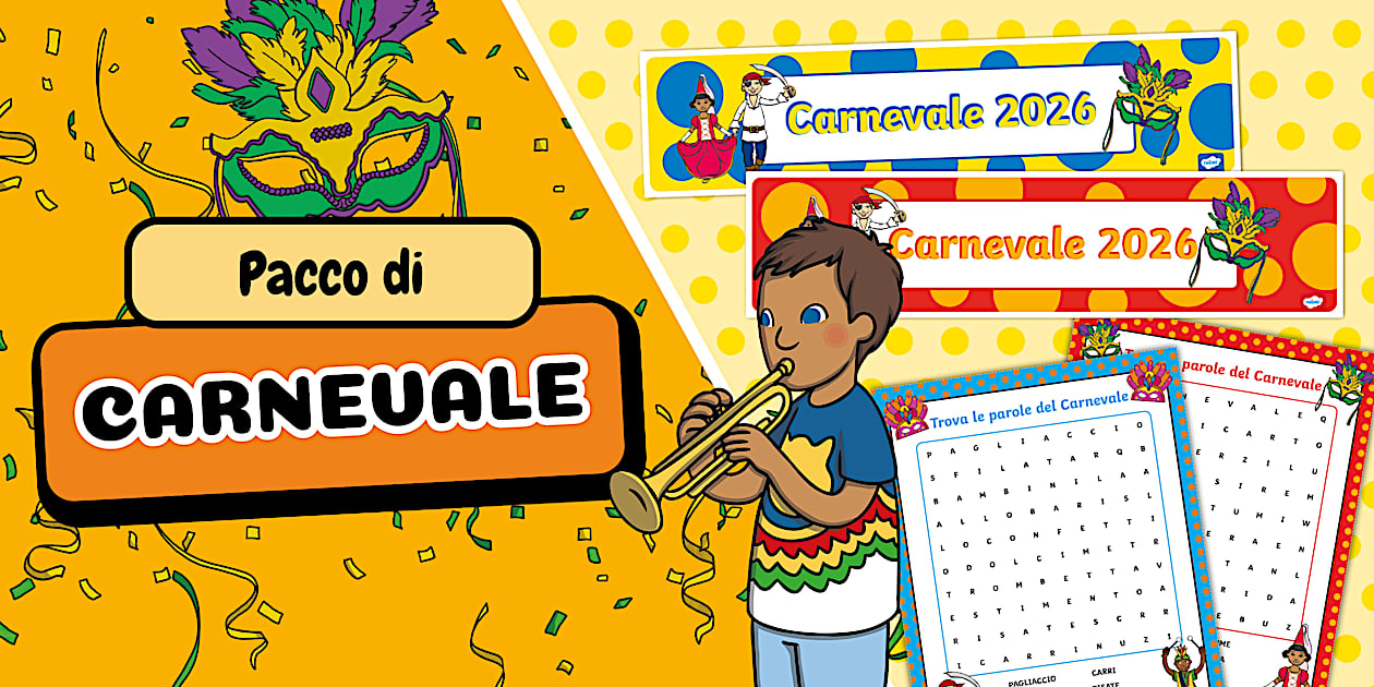 Carnevale - Pacco di risorse