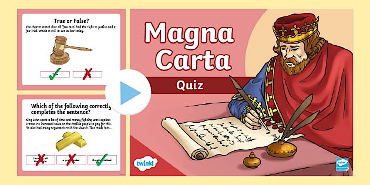 Magna Carta Quiz PowerPoint (teacher made) - Twinkl
