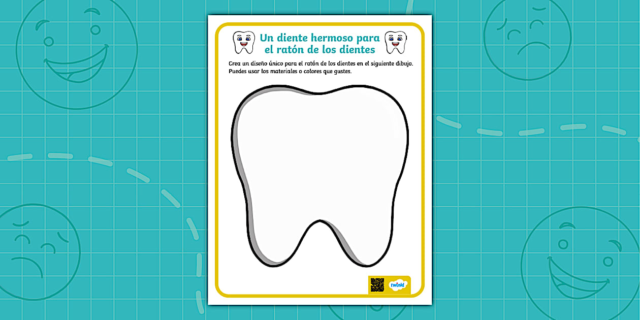 Ratón de los dientes - actividad (teacher made) - Twinkl