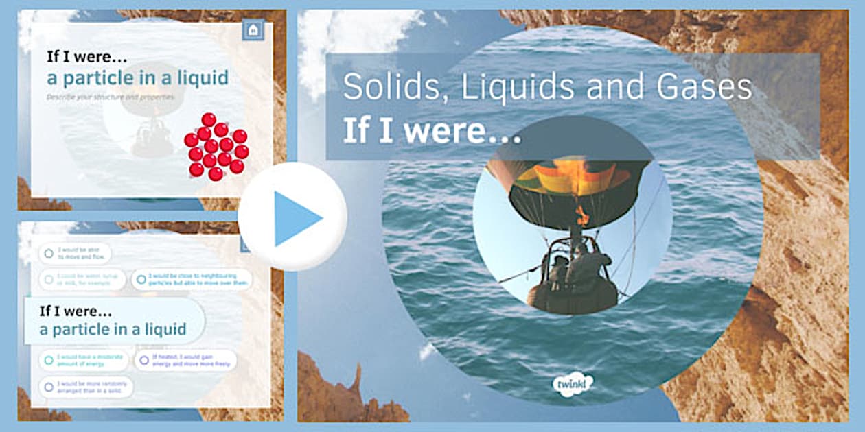 Solids Liquids and Gases PowerPoint - Twinkl