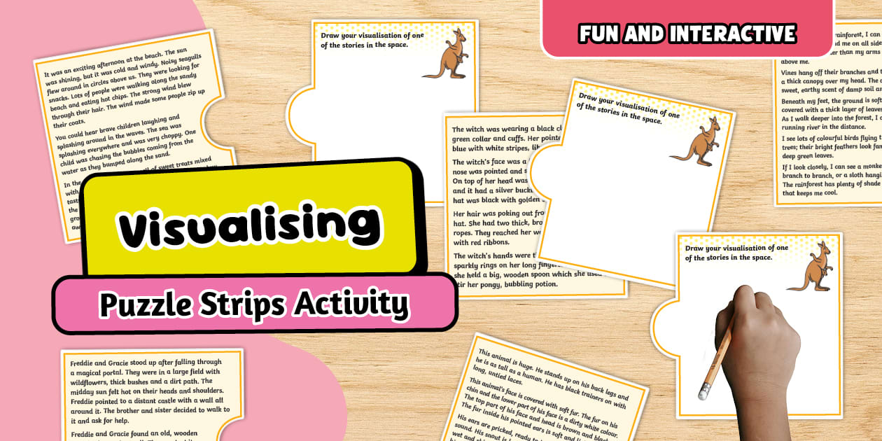 Visualising Puzzle Strips Matching Activity
