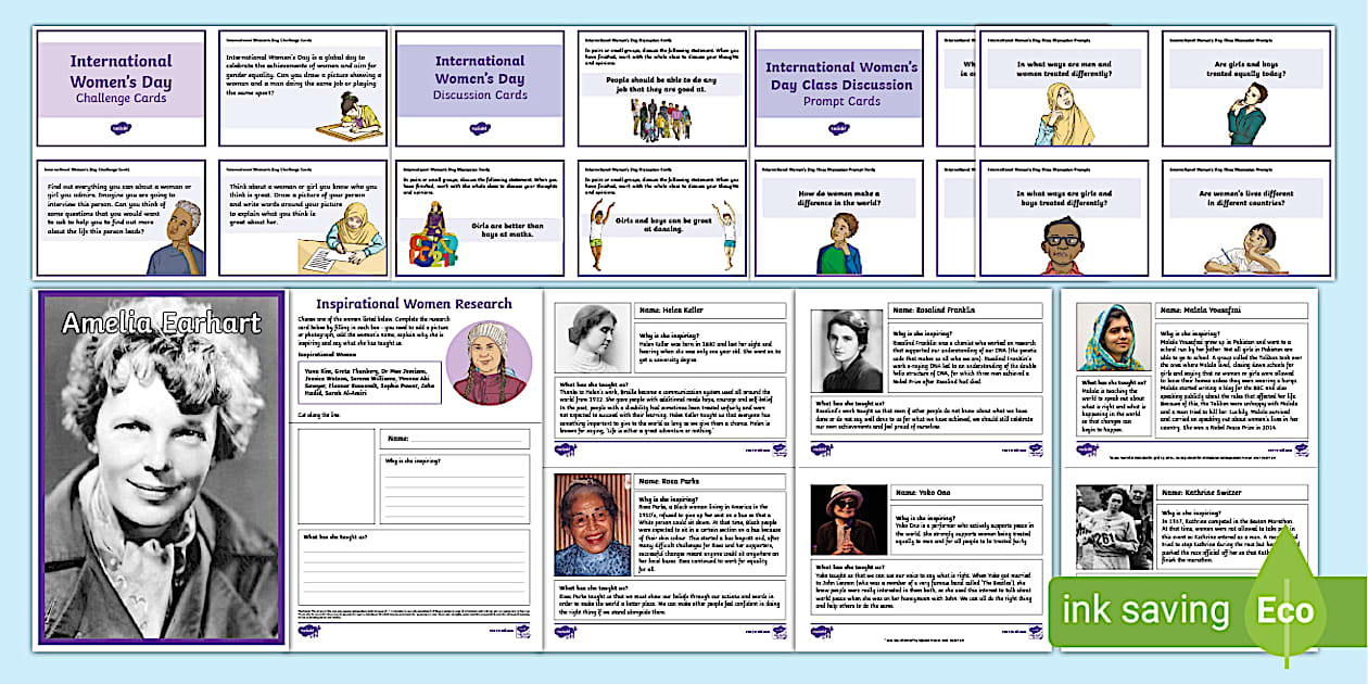 LKS2 International Women's Day Activity Pack - IWD Resources