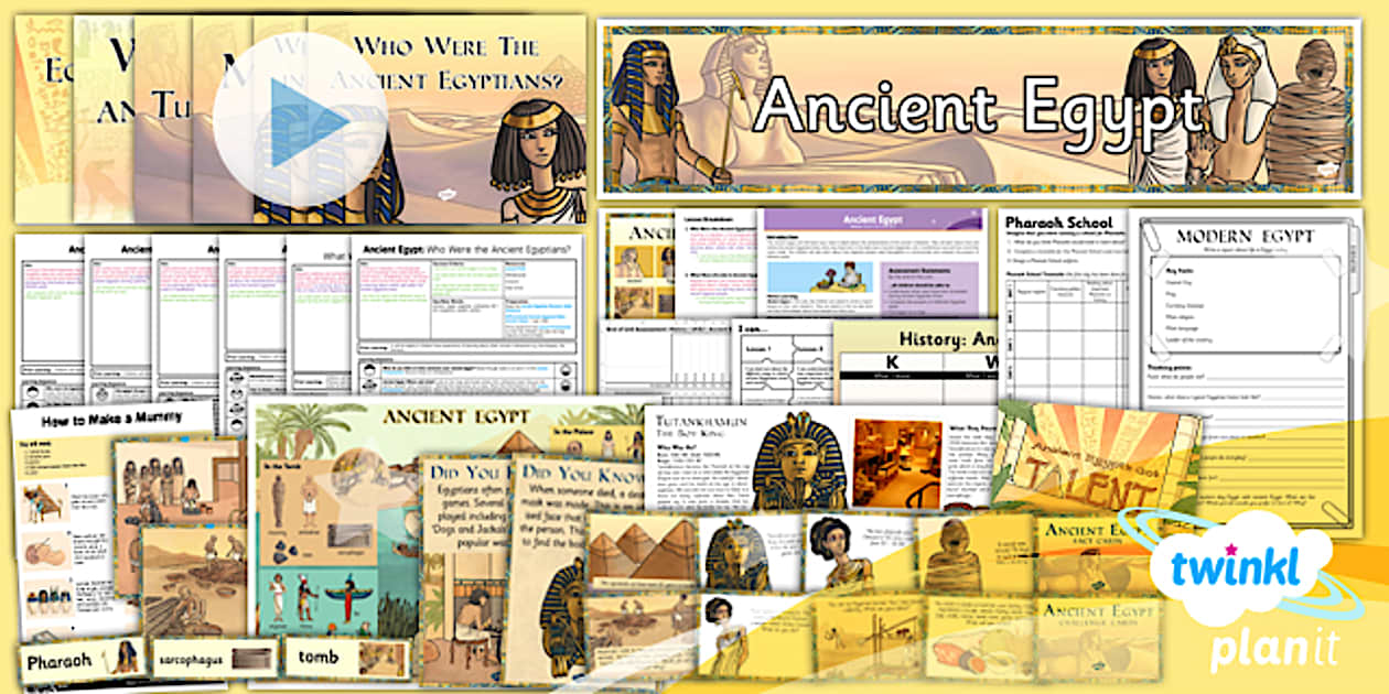 History: Ancient Egypt UKS2 Unit Pack (teacher made)