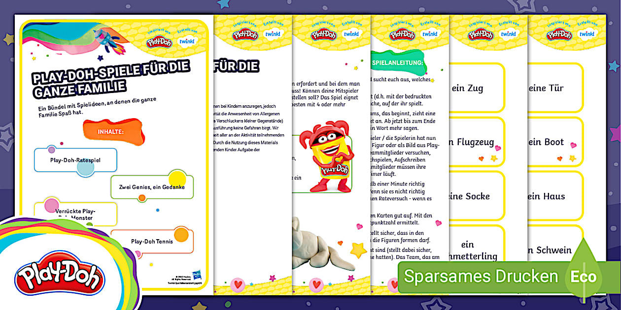 FREE! - Play-Doh-Spiele für die ganze Familie | Kooperation mit Play-Doh