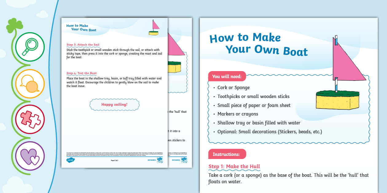 How to Make Your Own Boat (teacher made) - Twinkl
