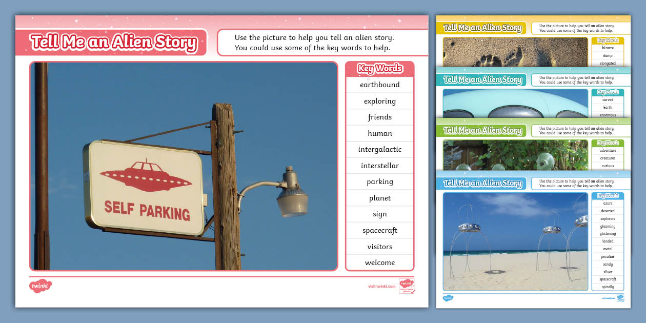 Storytelling Alien | Alien Story | Inspiration Activity Pack