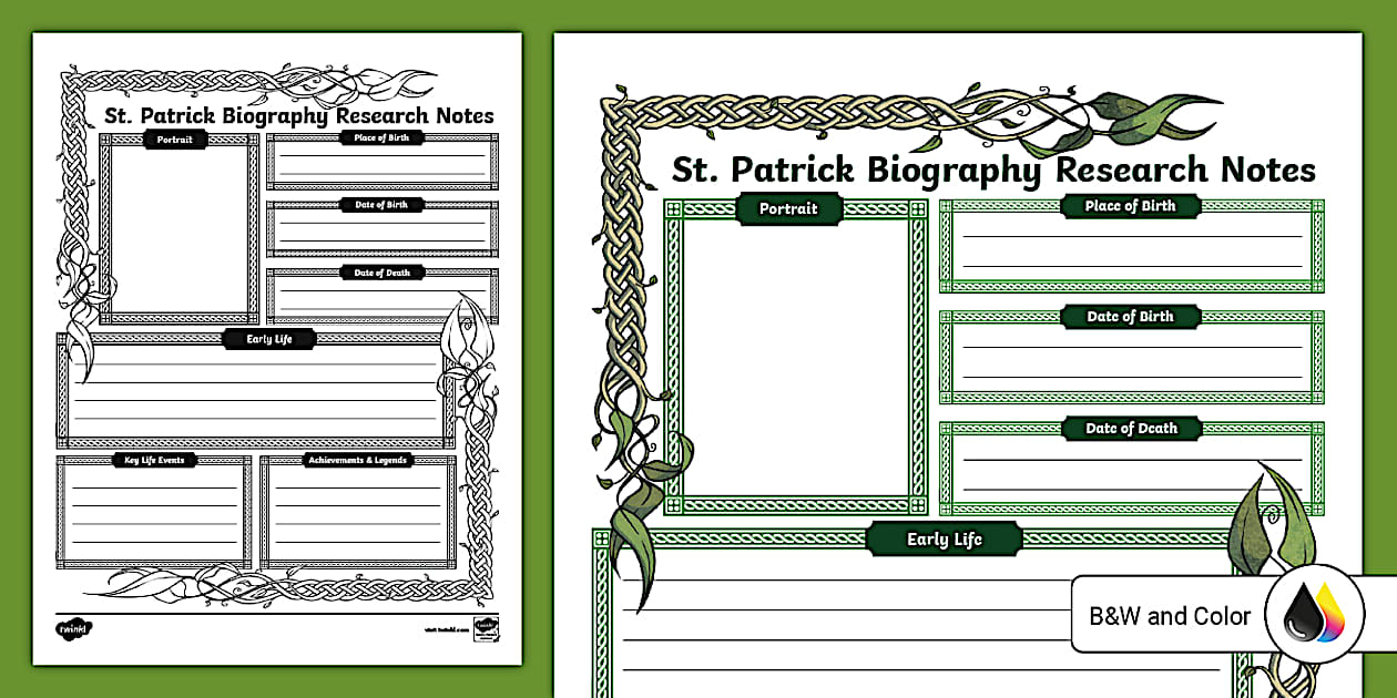 Saint Patrick Biography | St. Patrick's Day | Twinkl USA