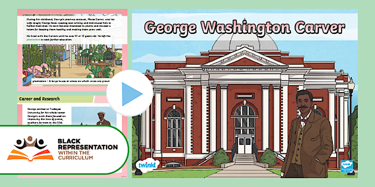 How can I teach children about George Washington Carver?