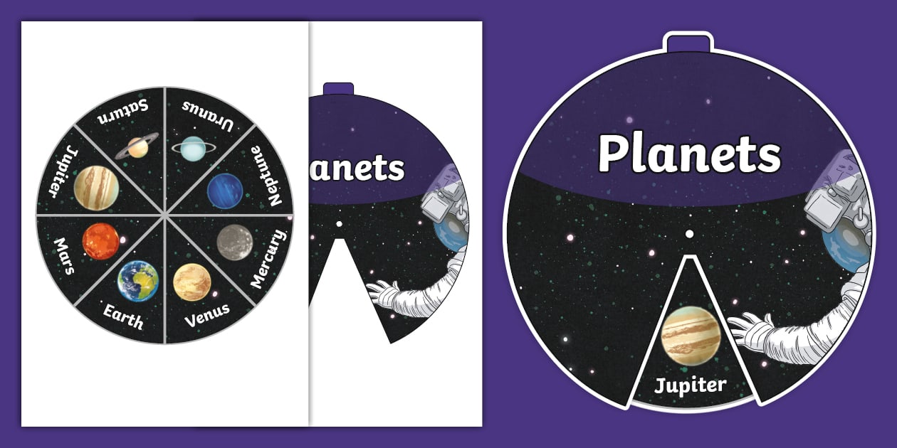 Planets Science Spinner (teacher made) - Twinkl