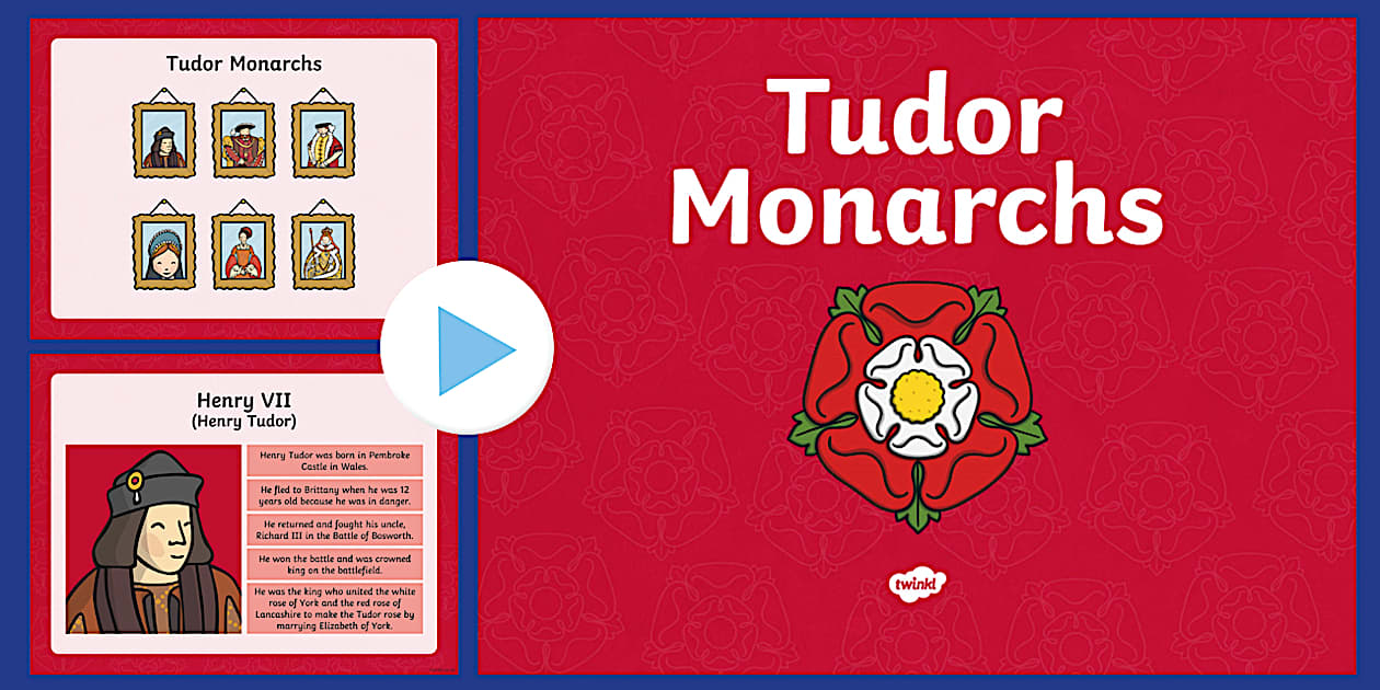 Tudor Monarchs PowerPoint - Tudor History (teacher made)