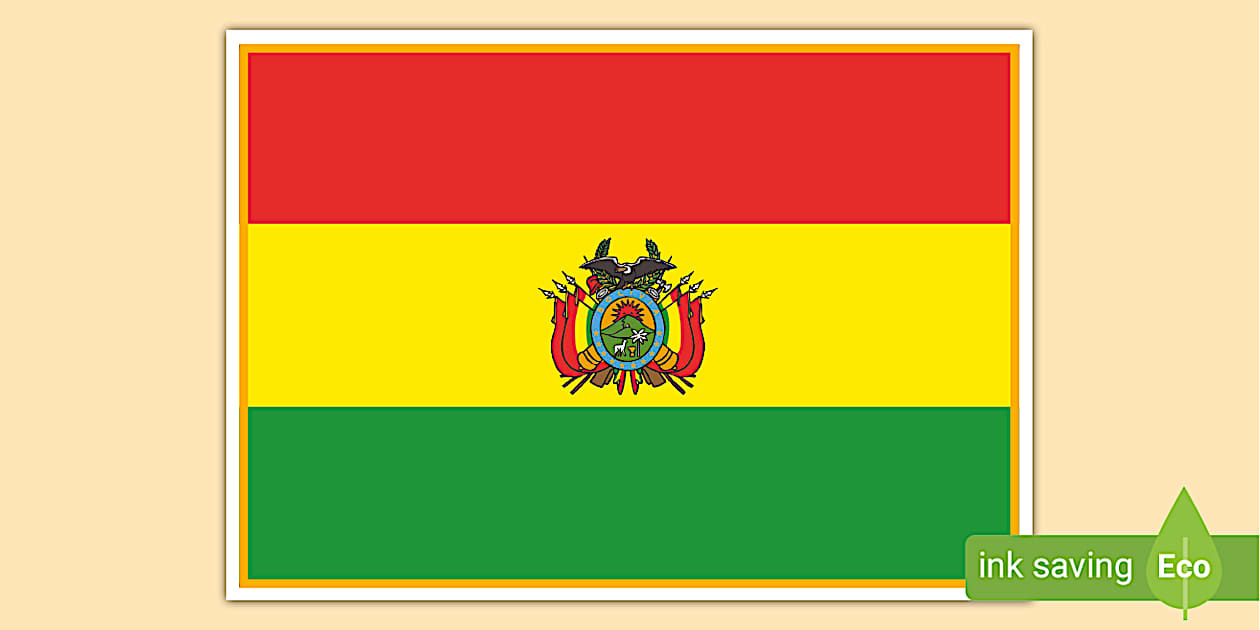 Bolivia Flag Poster | Display | Twinkl (teacher made)