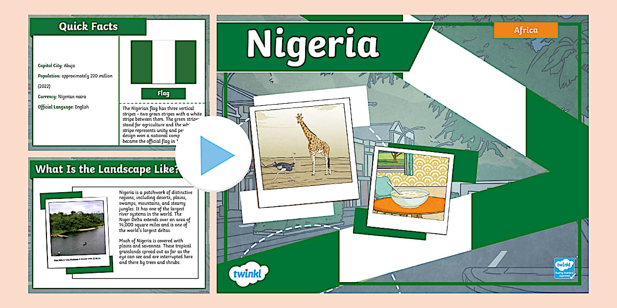 KS2 Nigeria PowerPoint (teacher made) - Twinkl