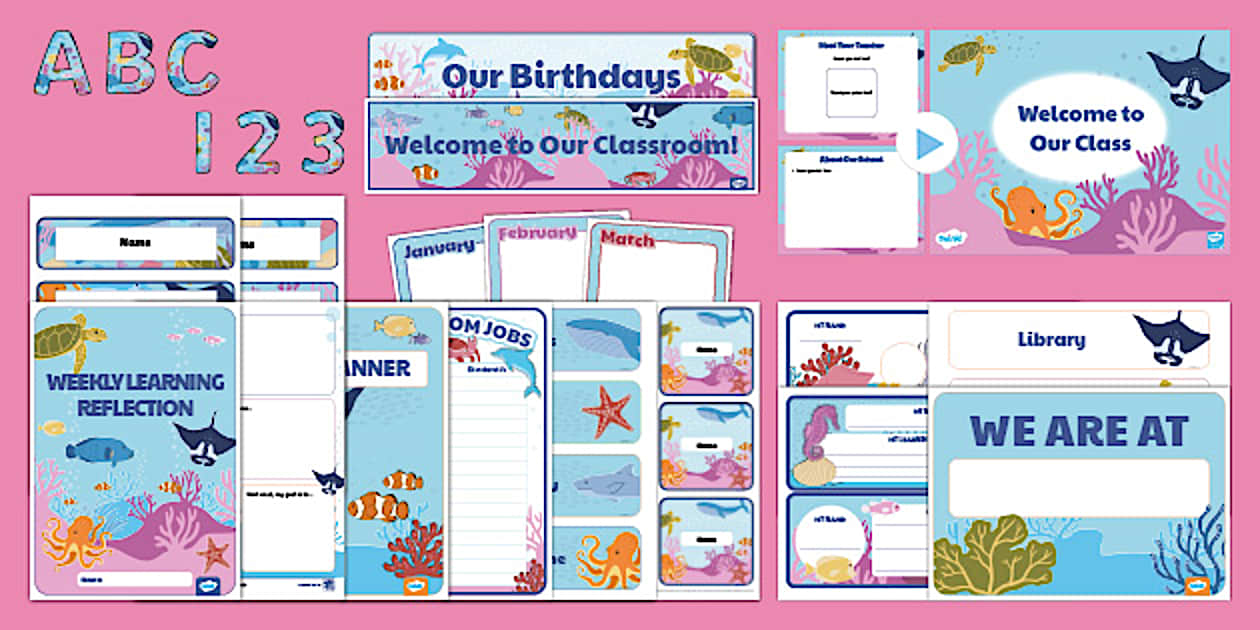 Great Barrier Reef Display Pack (teacher made) - Twinkl