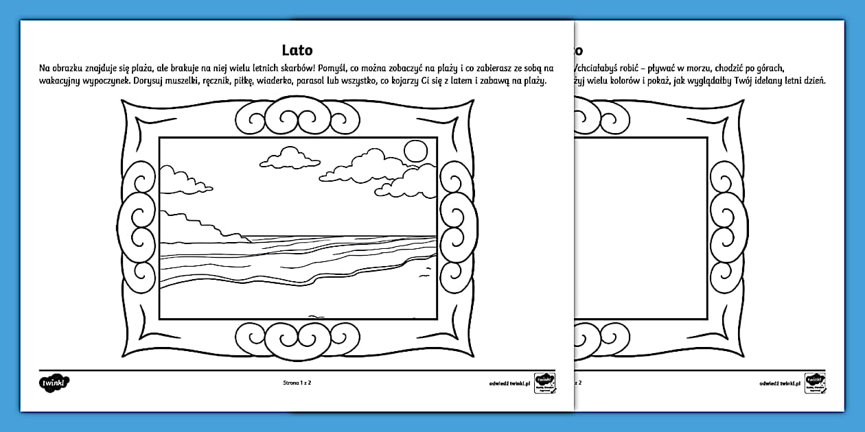 * NEW * Lato | Rysunek | Praca plastyczna - Twinkl