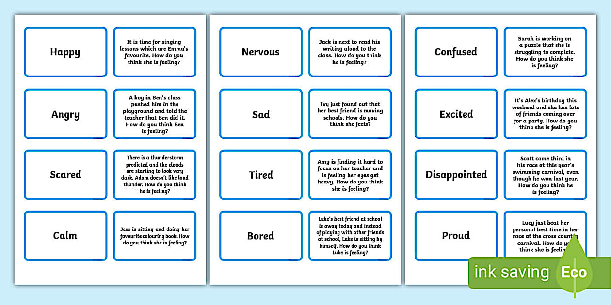 Editable Emotions Matching Game (teacher made) - Twinkl