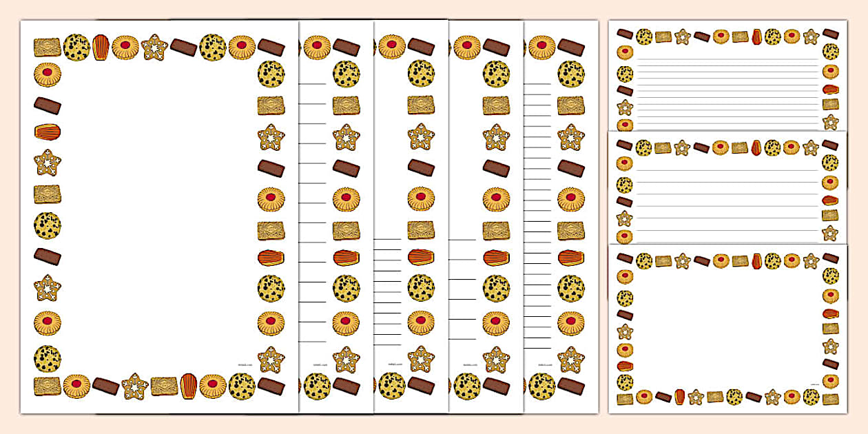 Biscuits Page Borders - KS1 Twinkl (Teacher-Made) - Twinkl