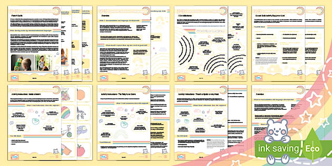 Age 2-3 Communication and Language Resource Pack - Twinkl