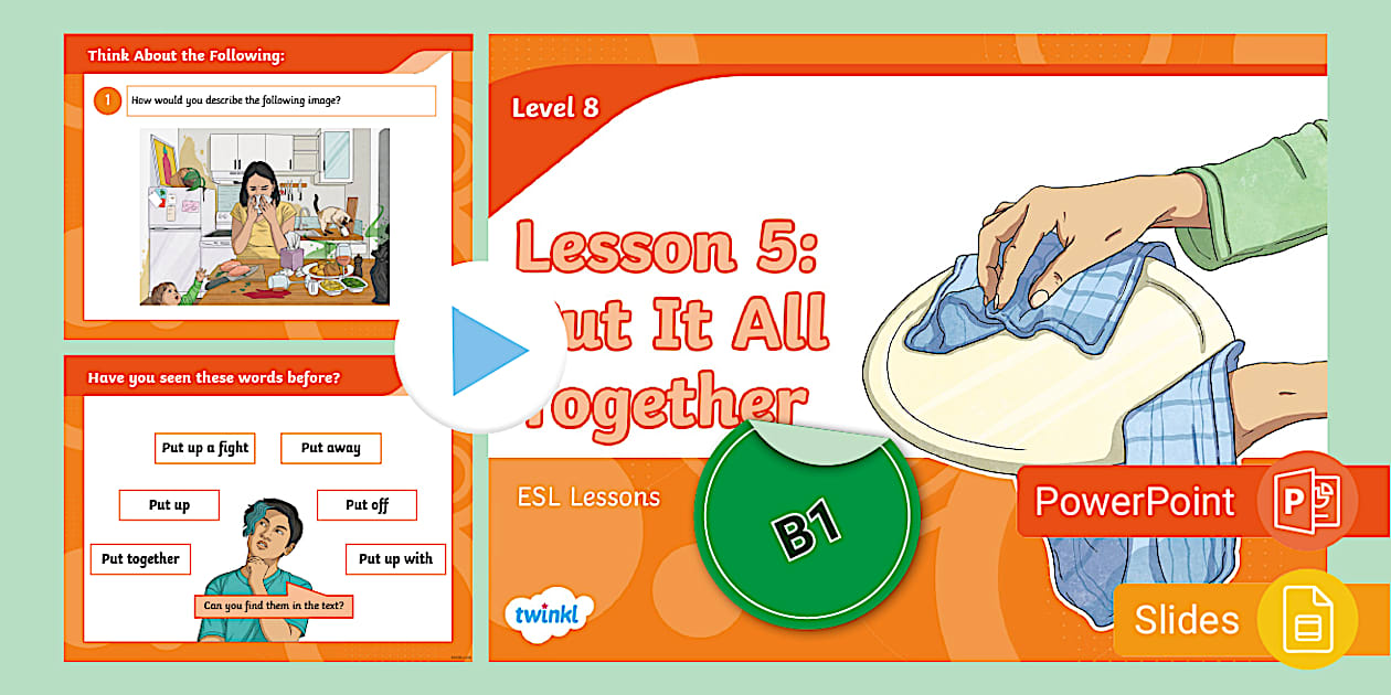 ESL Curriculum Level 8, Lesson 5 (Lehrer gemacht) - Twinkl