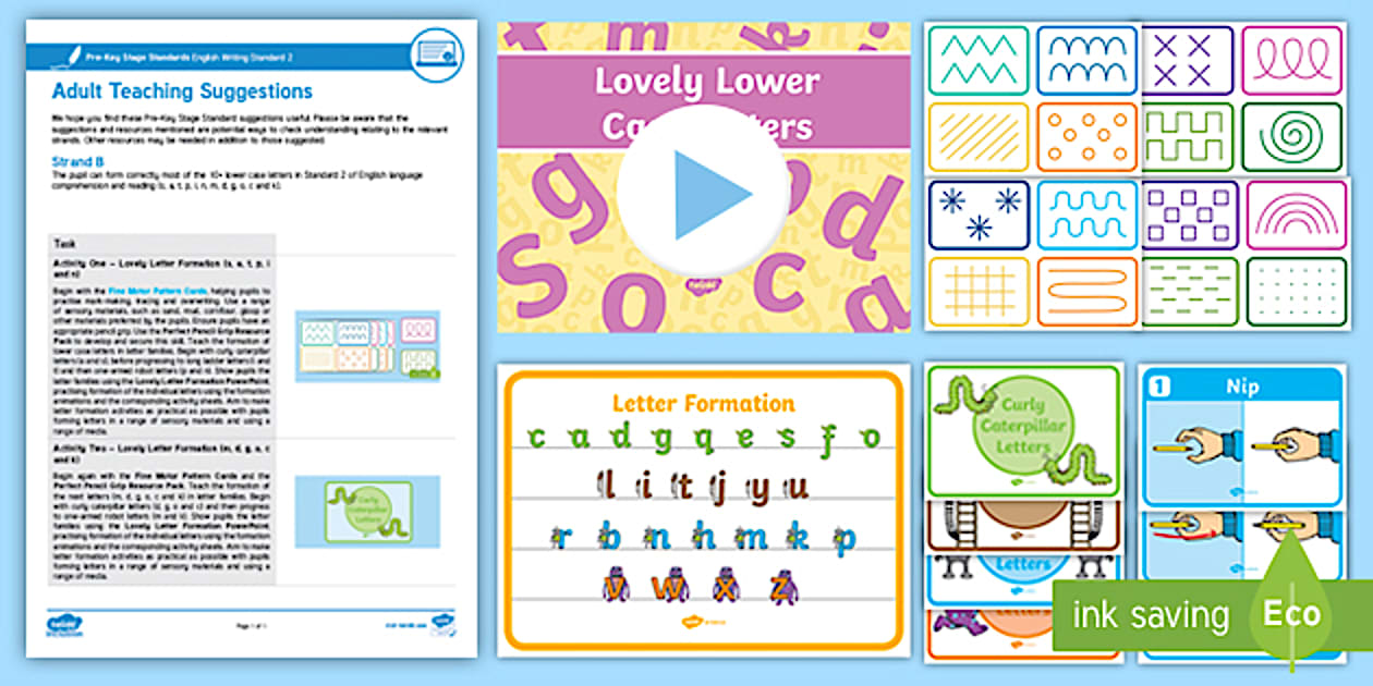 Pre-Key Stage Standards English Writing Standard 2 Strand B Resource Pack