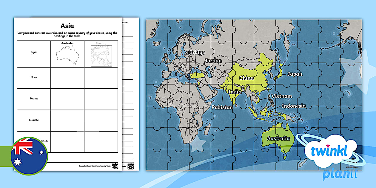 Year 6 HASS Geography Asia Home Learning Tasks
