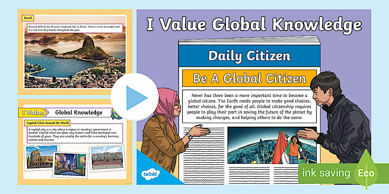 Daily Citizen UKS2 I Value Global Knowledge - Twinkl