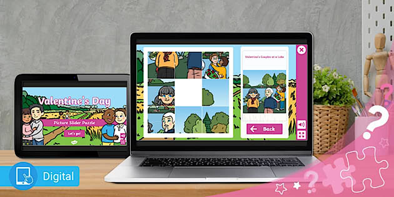 Interactive Valentine’s Day Picture Slider Game | Twinkl Go!