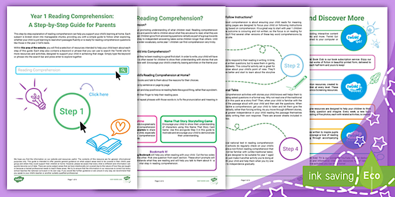 Year 1 Reading Comprehension: A Step-by-Step Guide for Parents