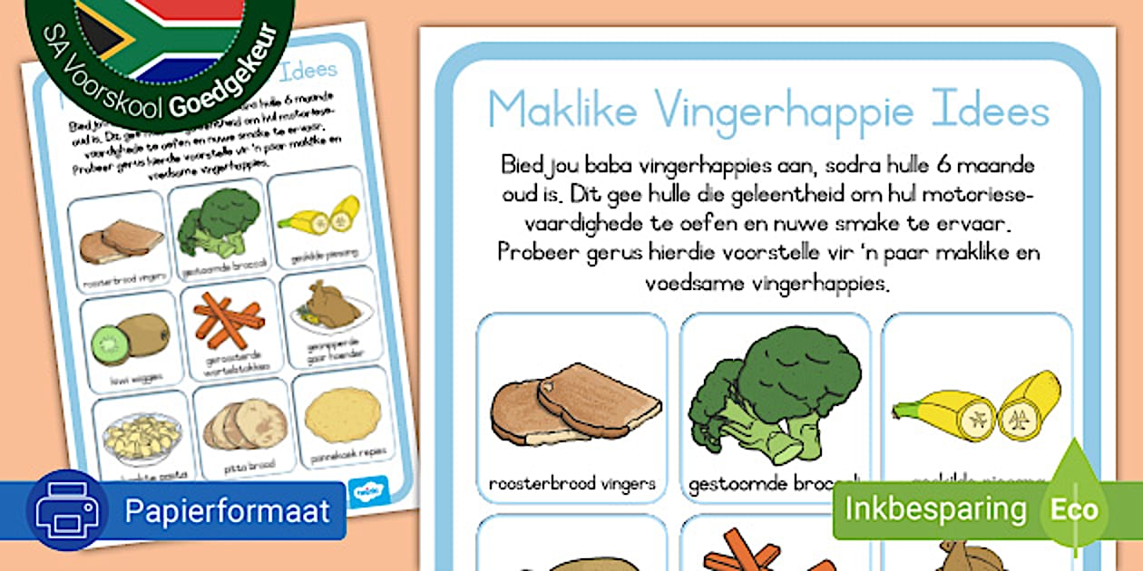 Speen: Maklike Vingerhappie-Idees Vir Jou Baba - Twinkl