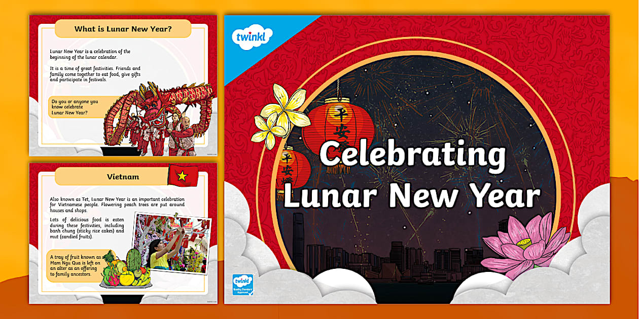 Celebrating Lunar New Year PowerPoint - Year 3 HASS - Twinkl