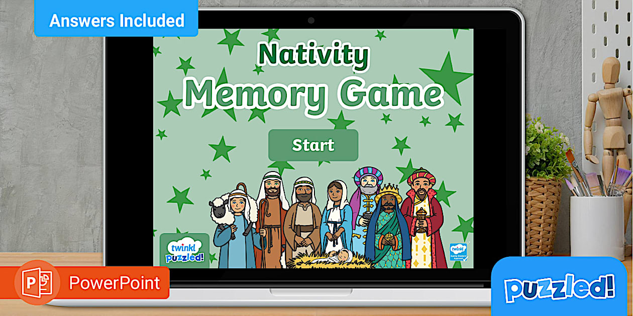 'What's Missing?' Nativity Memory Game | Twinkl Puzzled