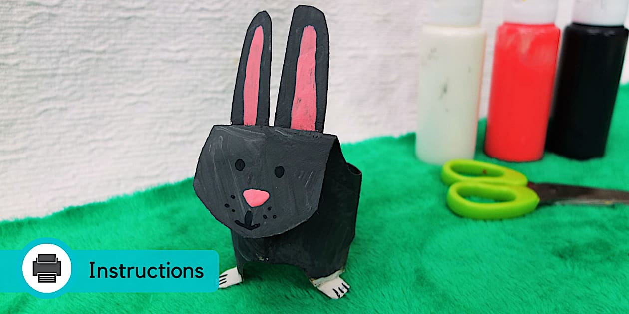Easter Bunny Toilet Paper Roll | Easter Bunny Crafts