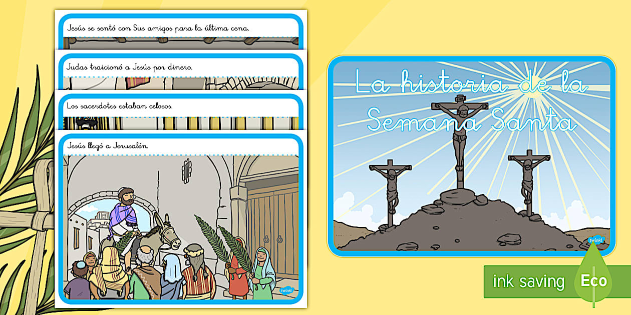 Tarjetas de secuenciar - La Semana Santa (professor feito)