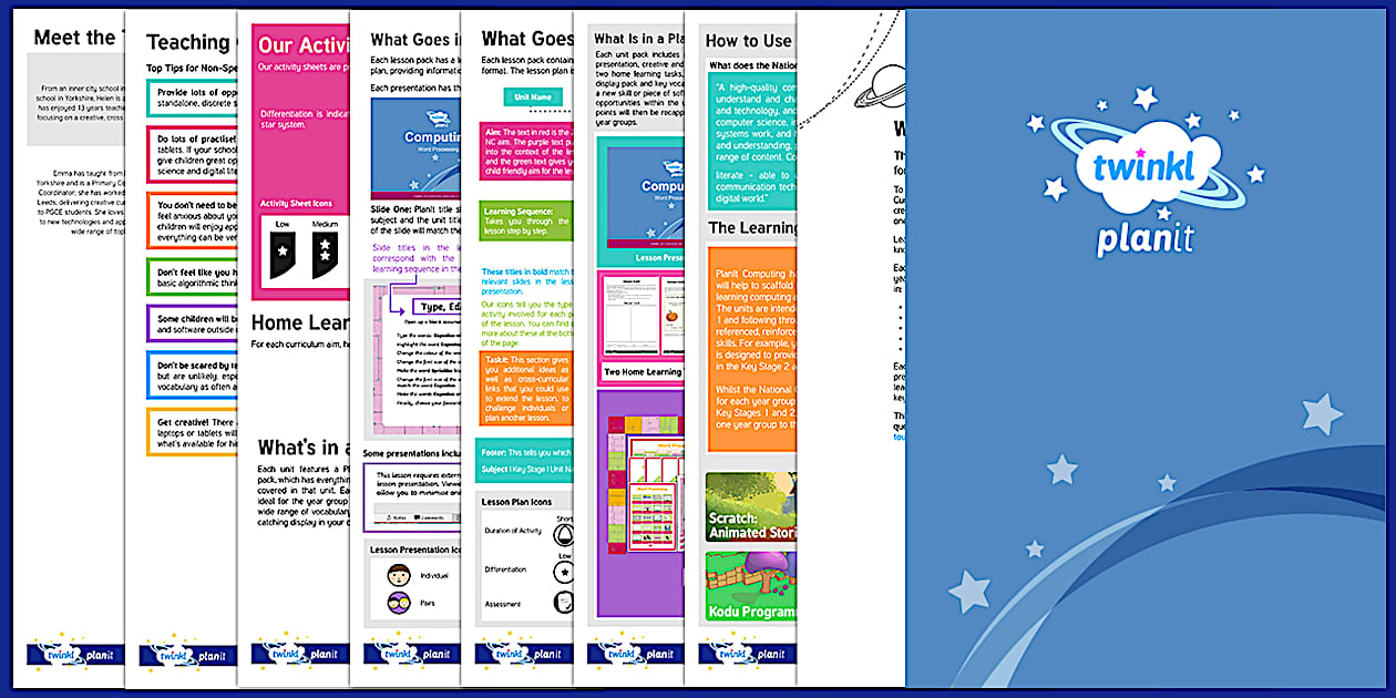 PlanIt Computing Membership Guide (teacher made) - Twinkl
