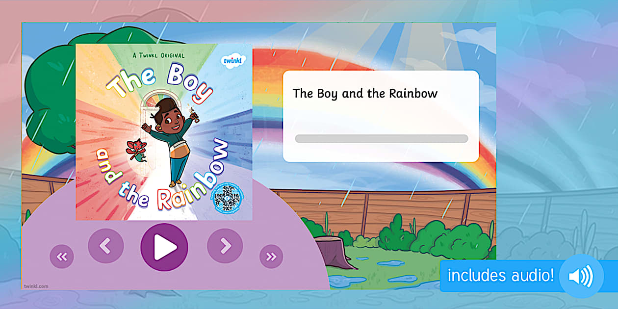 Rainbow Story for Kids | The Boy and the Rainbow Audio Story