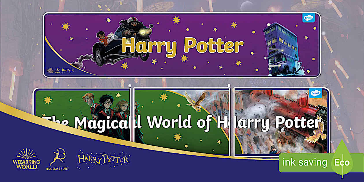 FREE! - The Magical World of Harry Potter Display Banners