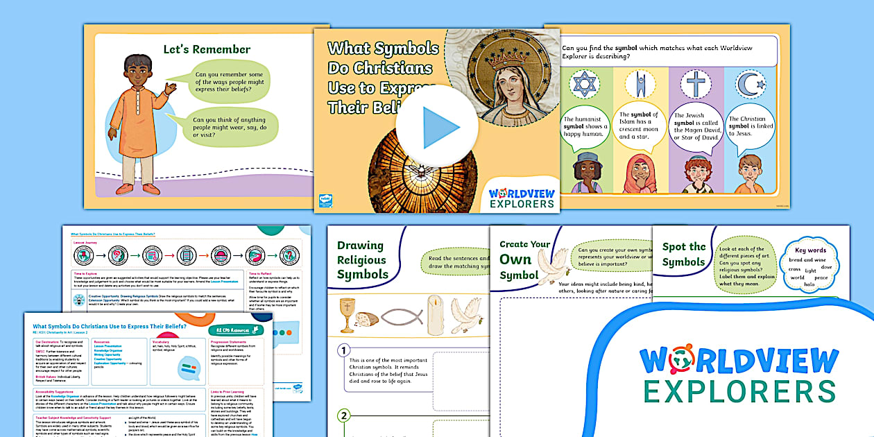 RE: Christianity in Art: KS1 Lesson Pack 2 (professor feito)