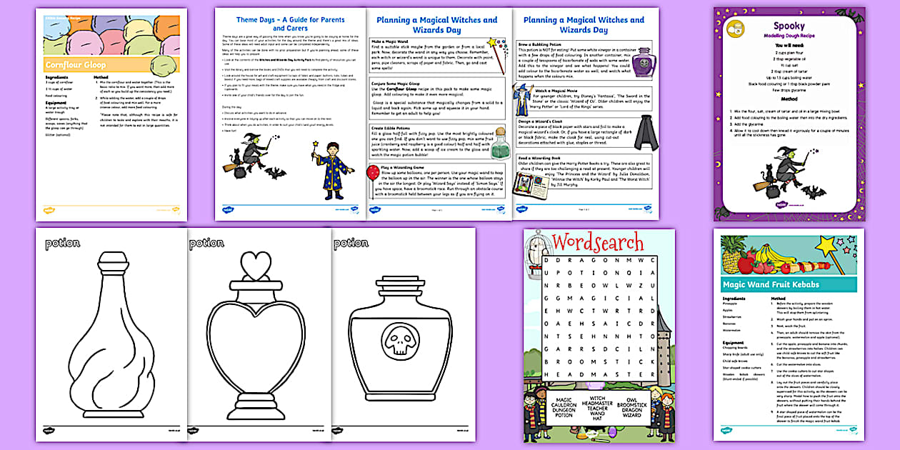 Witches and Wizards Day Activity Pack - Twinkl