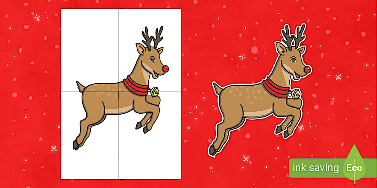 Extra large display Rudolph - Twinkl